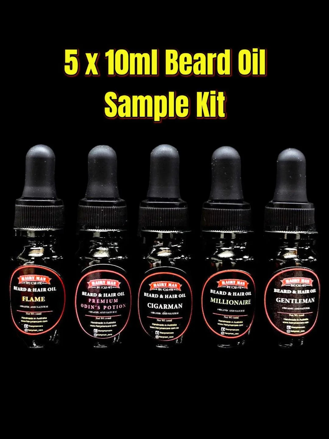 Mini Beard Oils | Organic Oils | 5.0 Stars | Beard Oil Australia ...