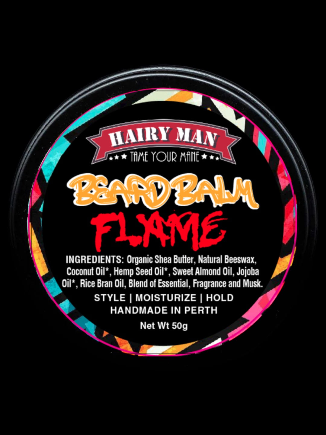 Beard Balm Flame | Organic Oils | Beard Balm Australia | HMC – Hairy ...