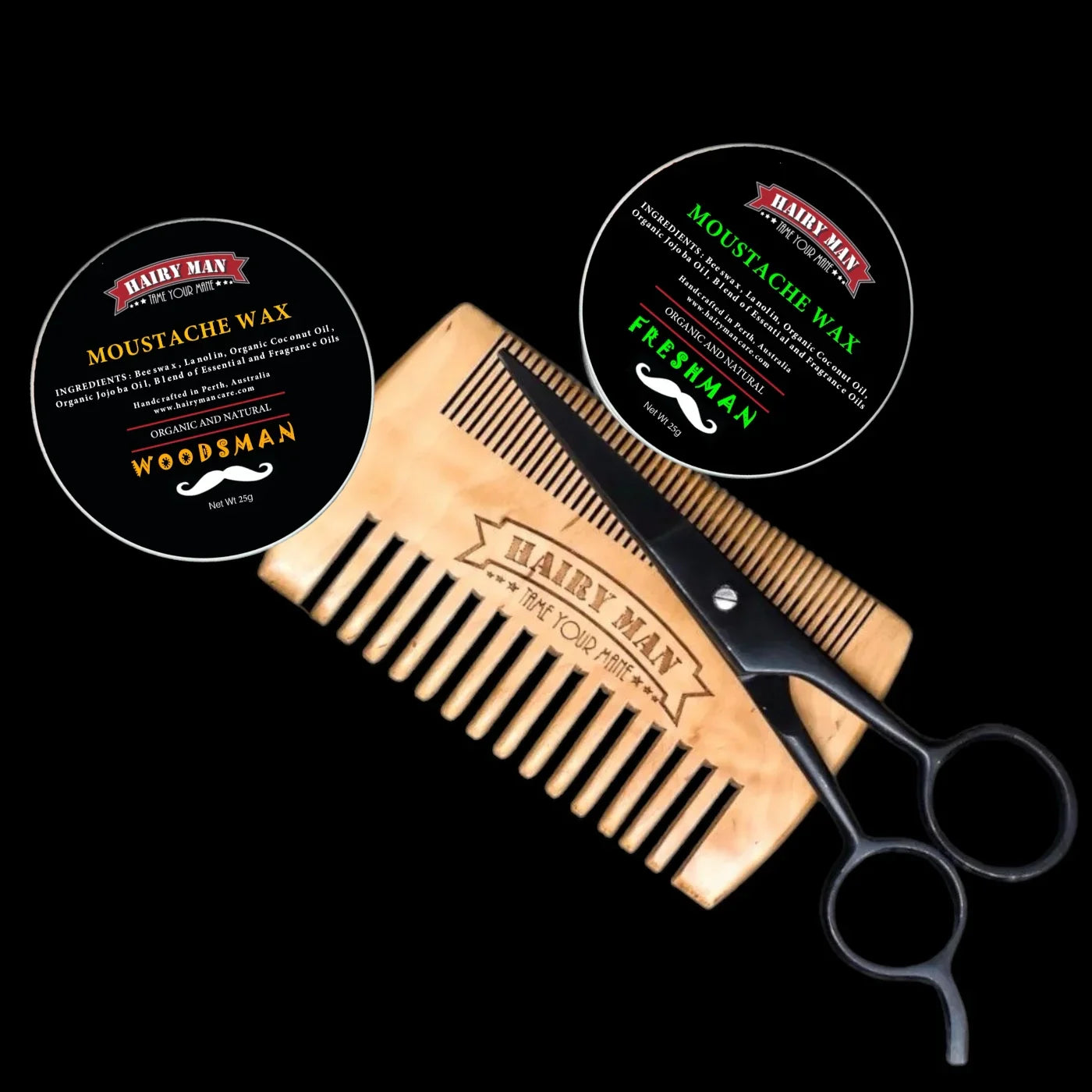 Moustache Care Kit | Moustache Wax | 5.0 Star Rating | HMC – Hairy Man Care