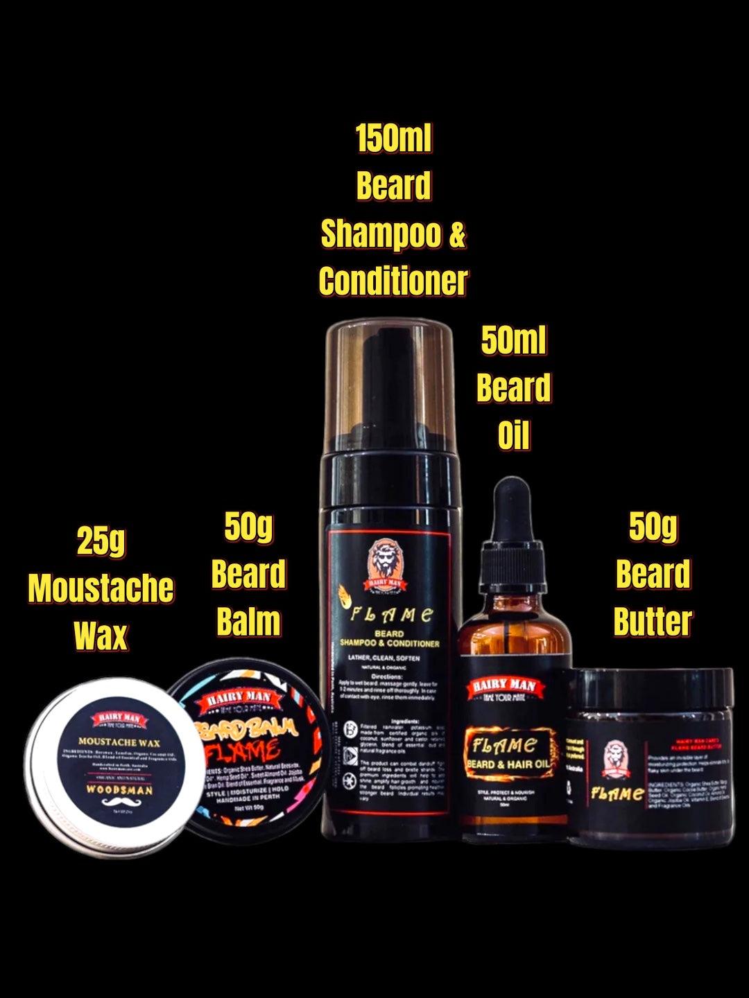 Beard Care Essential Kit - Growth & Grooming | Australia – Hairy Man Care