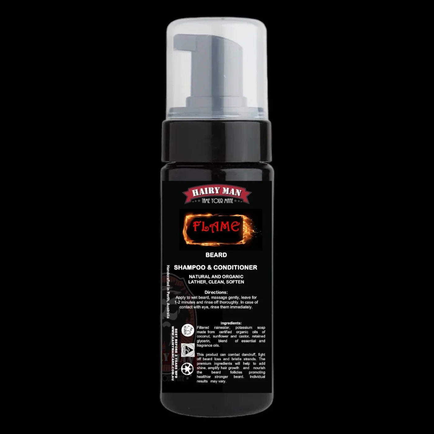 Shop Beard Shampoo & Beard Conditioner | Flame | 5.0 Stars – Hairy Man Care